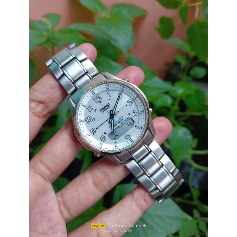 Jual Casio Lineage LCW-M100 white dial | Shopee Indonesia
