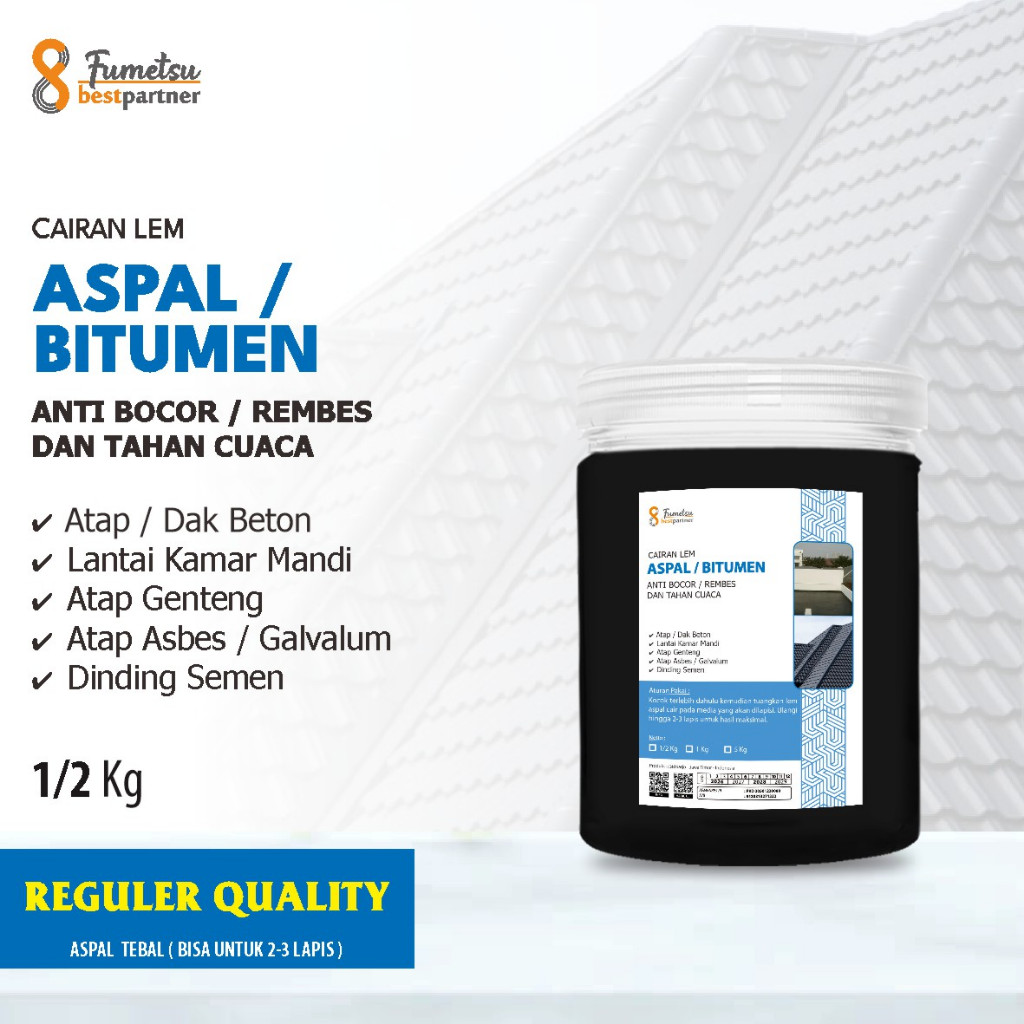 Jual Cairan LEM ASPAL Reguler / BITUMEN / Aspal Cair Cat Pelapis Anti ...