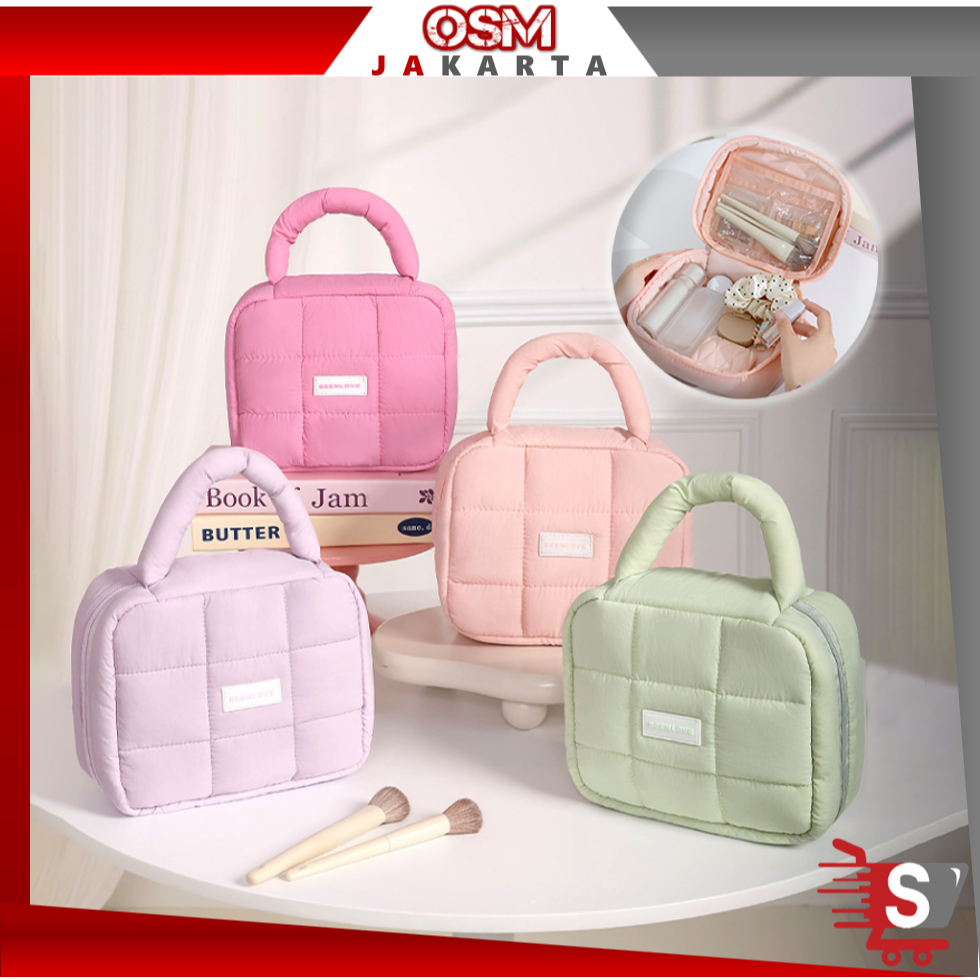 Jual OSM JKT T6536 Tas Makeup Puffy Unik / Pouch Travel Mini Serbaguna ...
