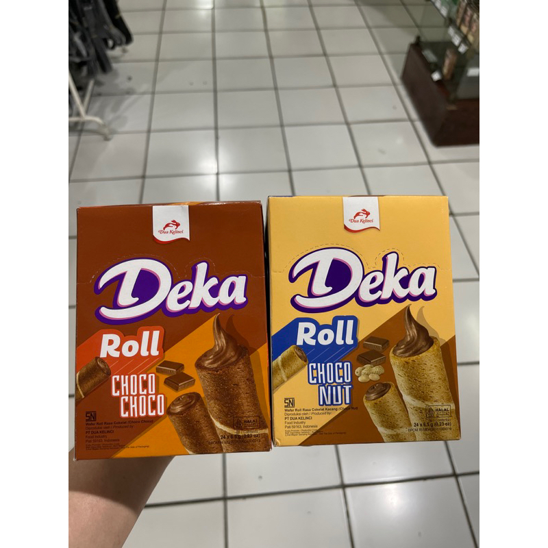 Jual deka wafer roll isi 24 - deka wafer roll chocolate | Shopee Indonesia