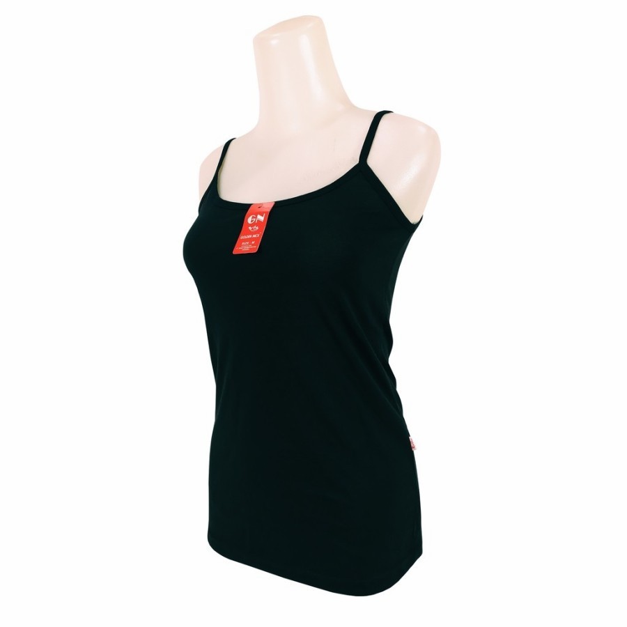 Jual Tank Top Wanita Kaos Dalam Perempuan Polos Hitam Yutind SA77A Tali ...