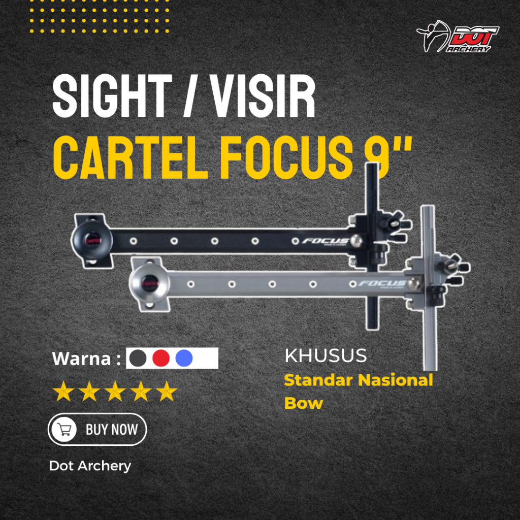 Jual Sight Panahan Cartel Focus K-Sight 9" | Alat Bantu Bidik Busur ...