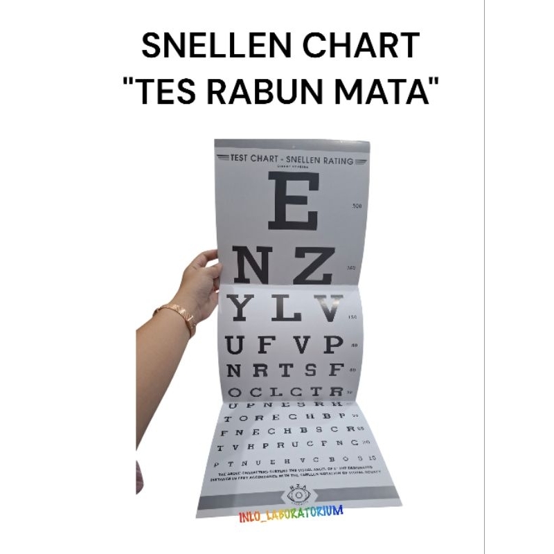 Jual Snellen Chart/Tes Kerabunan Mata/Tes Rabun Mata | Shopee Indonesia
