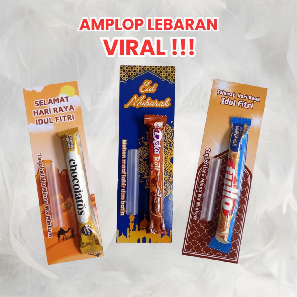 Jual Amplop Gulung Lebaran Snack Viral | Angpao THR Amplop Unik Hadiah ...