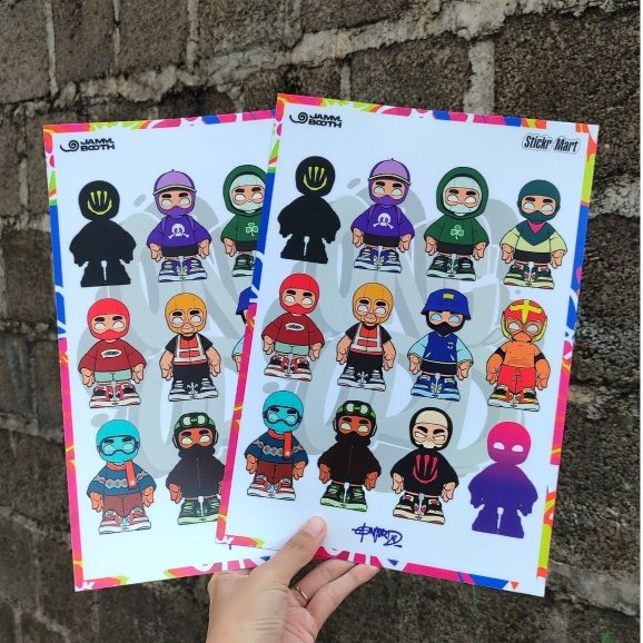 Jual Cetak Sticker Pack / Sticker Sheet Ukuran A7 / A6 / ACetak Sticker ...