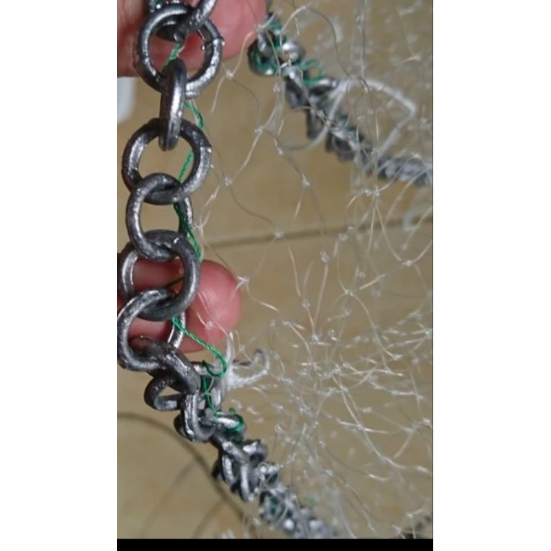 Jual jala lempar ikan/udang senar 12 feet lobang 1 "inci 0,25 harga 1 ...