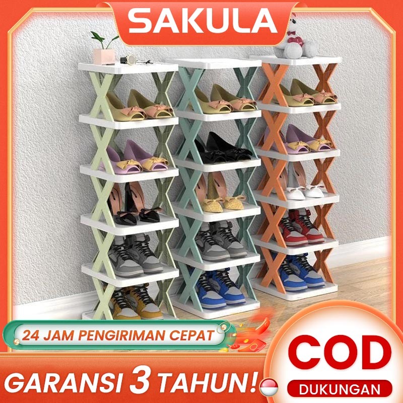 Jual 【READY STOCK, LANGSUNG DIKIRIM 】Sakula Rak sepatu X tempat rak ...