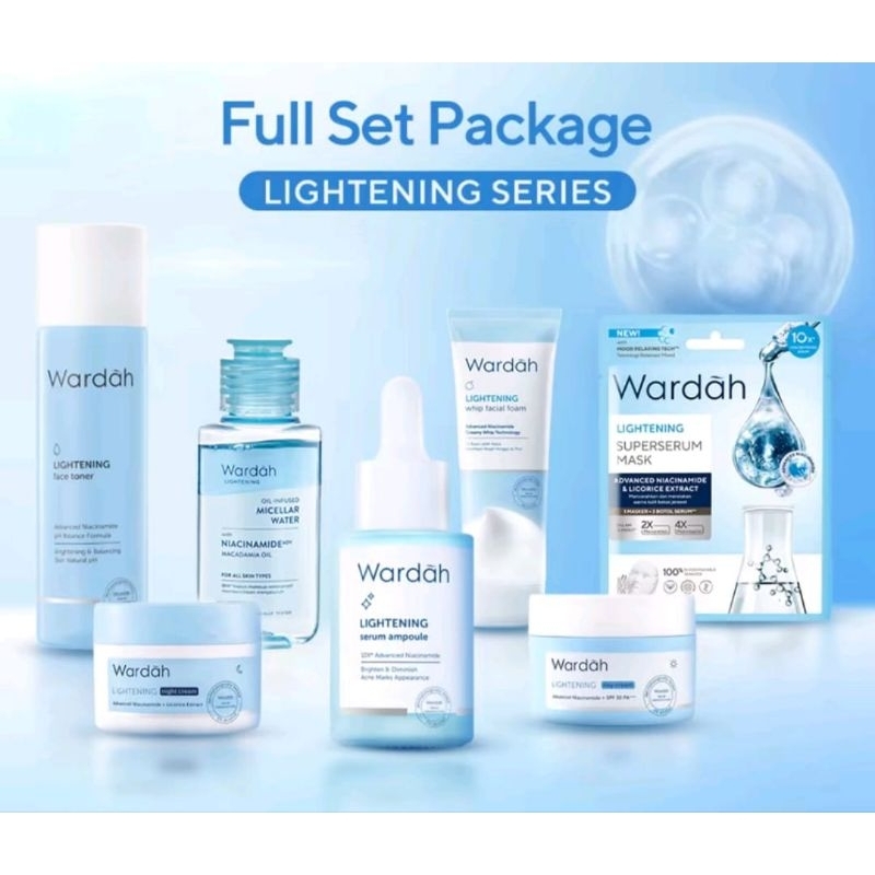 Jual Wardah Full Set Lightening Series | Shopee Indonesia