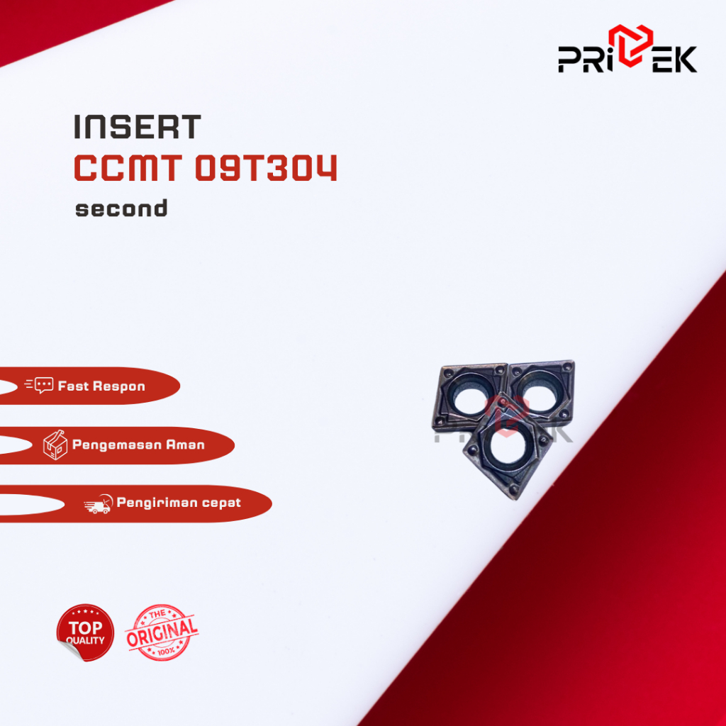 Jual INSERT CCMT 09T304 || INSERT BEKAS || INSERT CARBIDE || INSERT ...