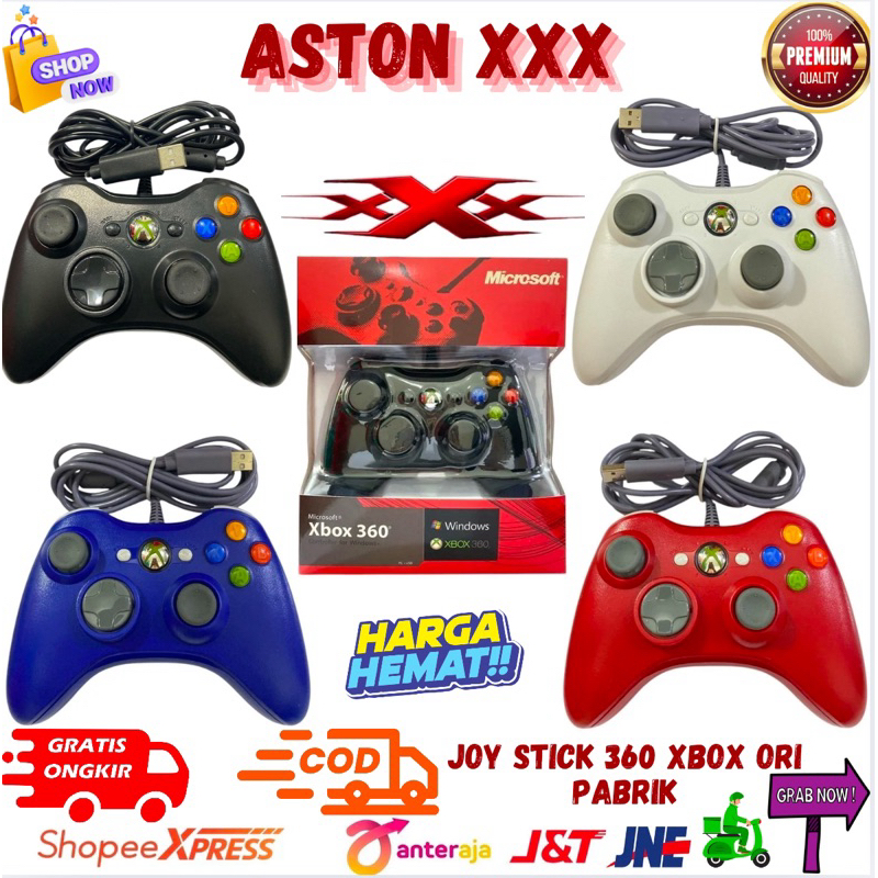 Jual Stick Xbox 360 Ori pabrik hitam | Shopee Indonesia