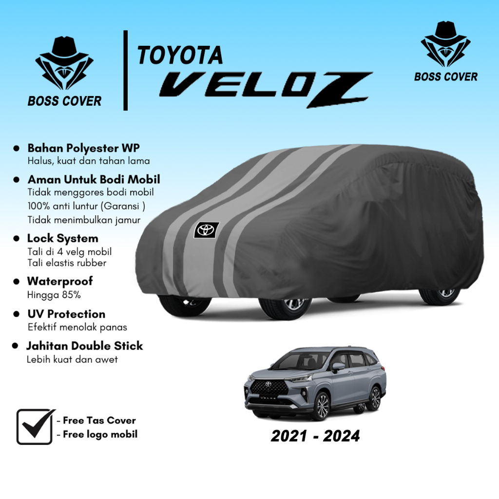 Jual Boss Cover Body Cover Mobil Veloz 2023-2024 Sarung Mobil Veloz ...