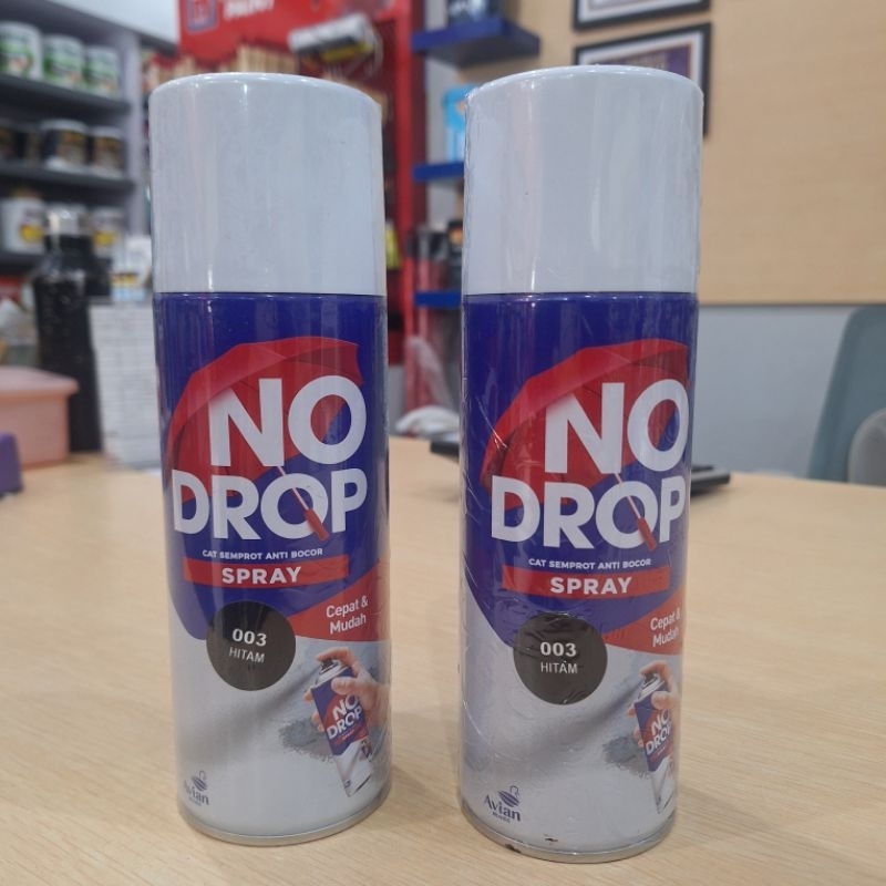 Jual No Drop Spray 400cc Hitam / cat semprot anti bocor | Shopee Indonesia