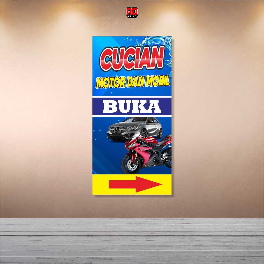 Jual Cetak banner / spanduk stand cuci steam | Shopee Indonesia