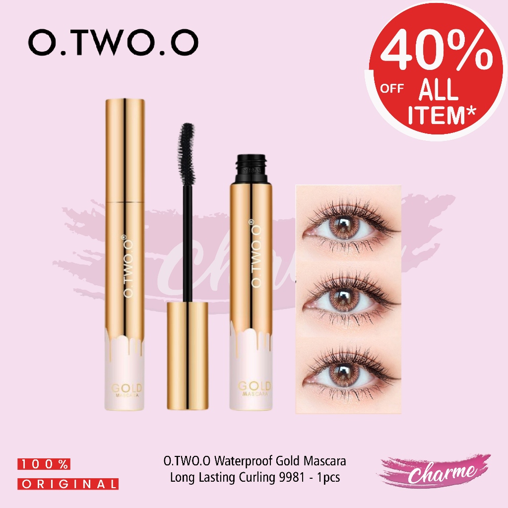 Jual (READY & ORI) O.Two.O Otwoo Waterproof Gold Mascara Maskara Long ...