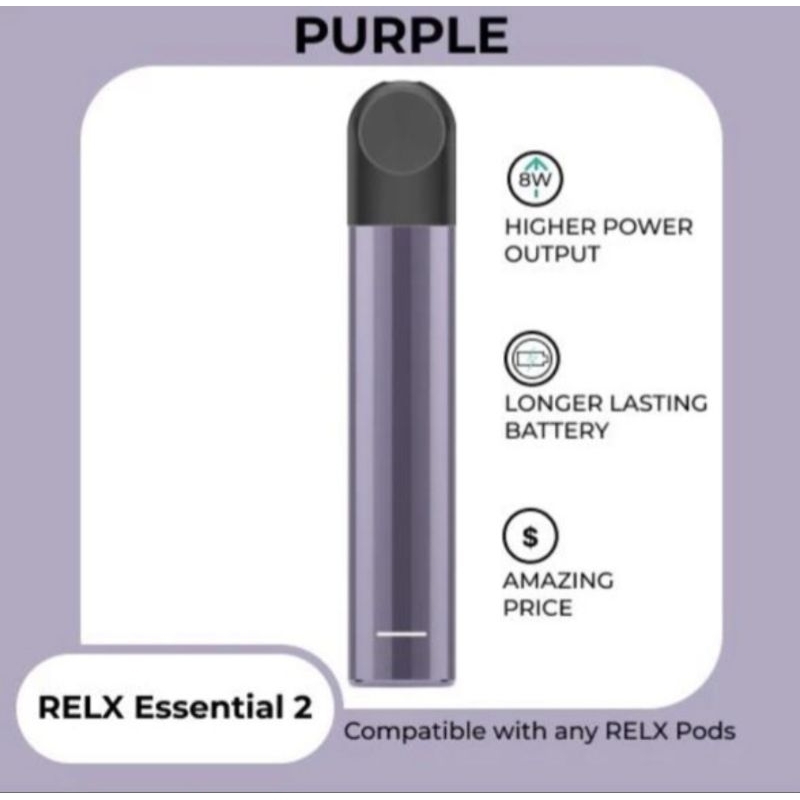 Jual RELX Essential 2 Device - Purple | Shopee Indonesia