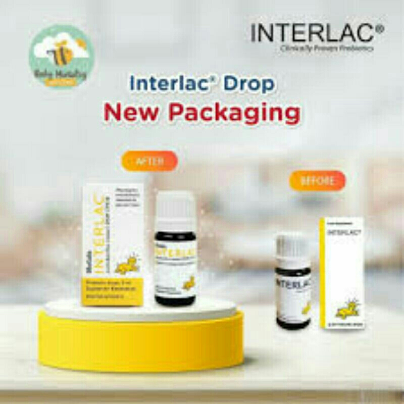 Jual Interlac Probiotik Baby Drops 5ml vitamin bayi dan anak | Shopee ...