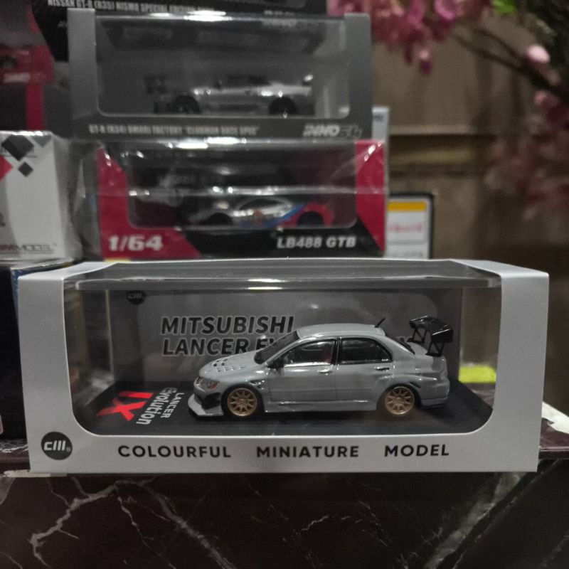 Jual CM Model 1/64 Mitsubishi Lancer Evolution IX 9 Voltex Grey Nardo ...