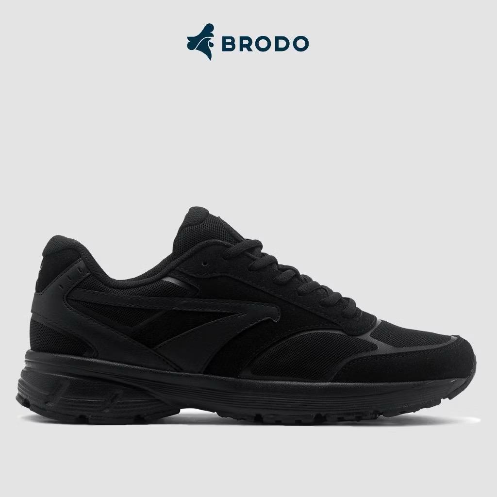 Jual BRODO - Sneakers Ace Nova Full Black | Shopee Indonesia