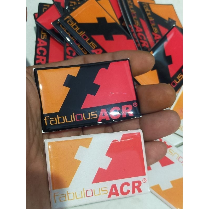 Jual FABULOUS ACR , UK 6,5cm X 4cm ,LABEL /LOGO/EMBLEM GRILLBOX SPEAKER ...