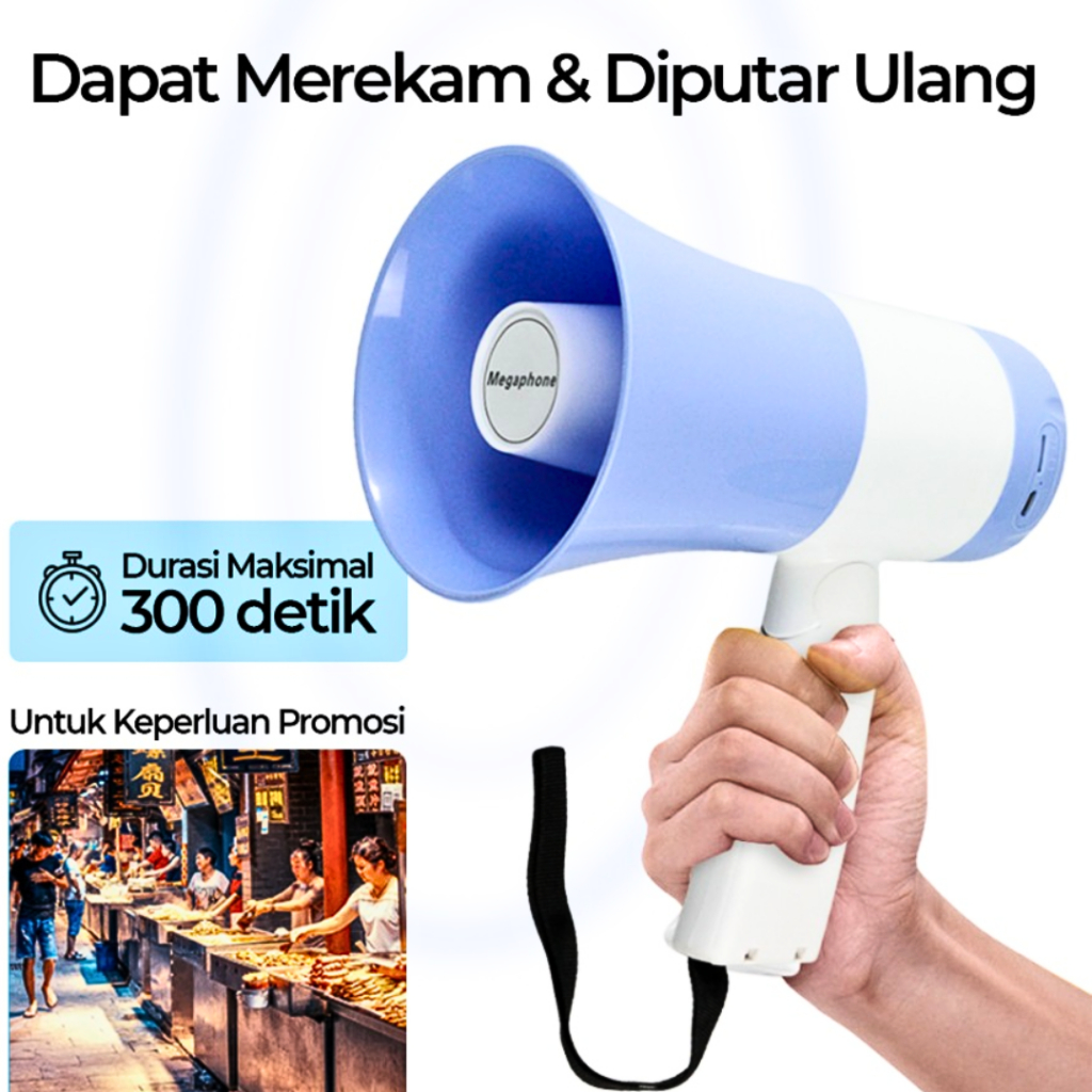 Jual MALL Taffware Megaphone Toa charger portable Bluetooth pengeras ...