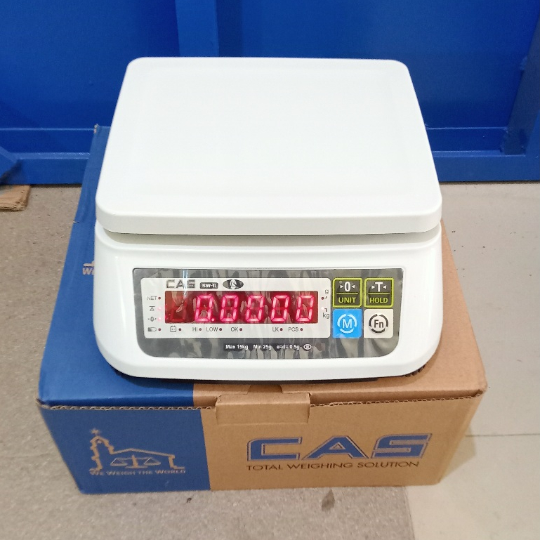 Jual Timbangan Meja digital CAS SW II 15kgx0,5gram / Timbangan Buah ...