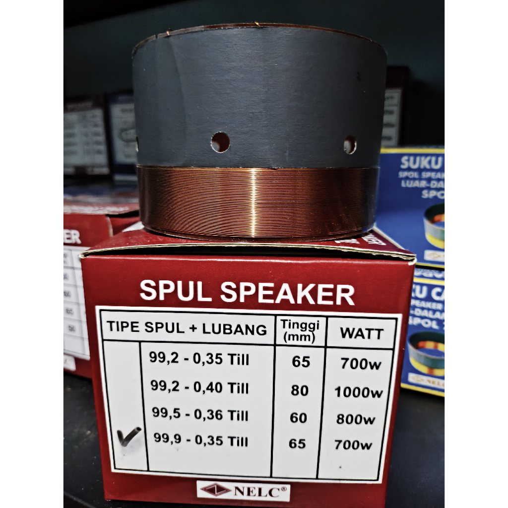 Jual Spull Speaker NELC 99.9 mm - 0.35 mm Single coil / Spul Spool ...