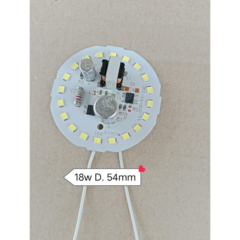 Jual PCB LED acr 18w travo besar putih terang | Shopee Indonesia