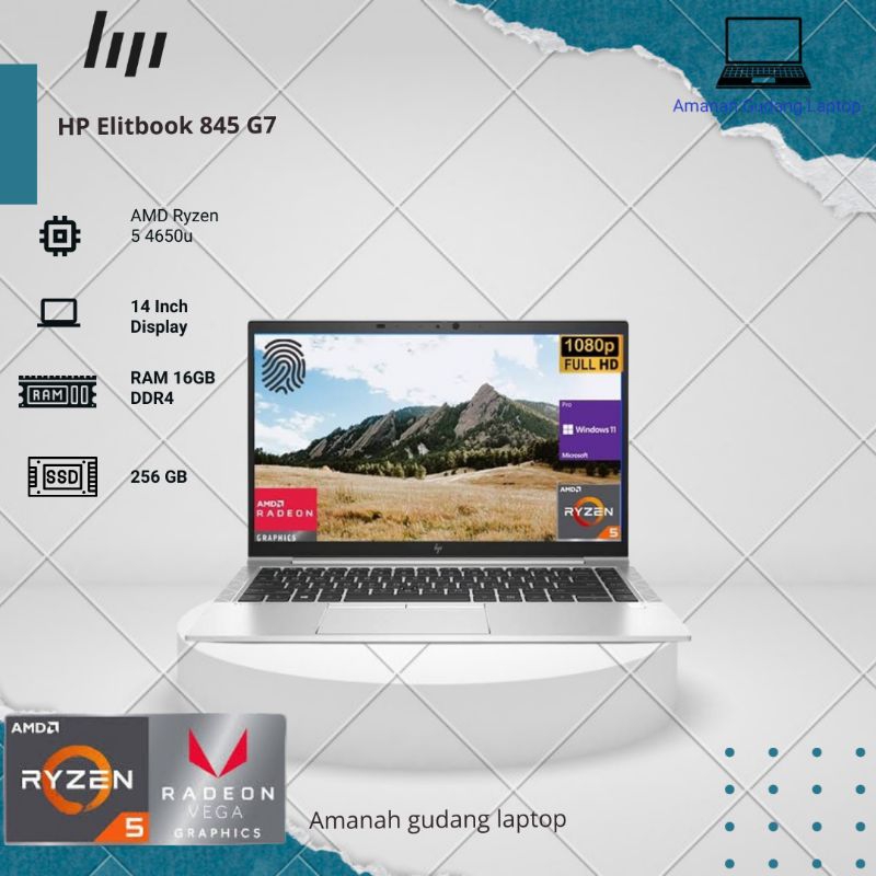 Jual Laptop HP All Series 845G8/855G5 AMD Ryzen 5pro/Intel Core i5/i7 ...
