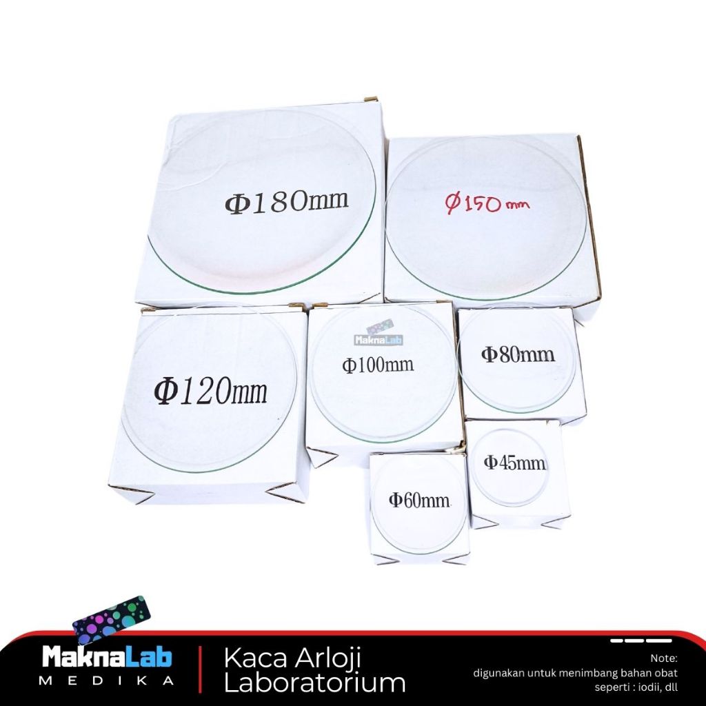 Jual sirayugiz - RRC Kaca Arloji Laboratorium Box Watch Glass Gelas ...