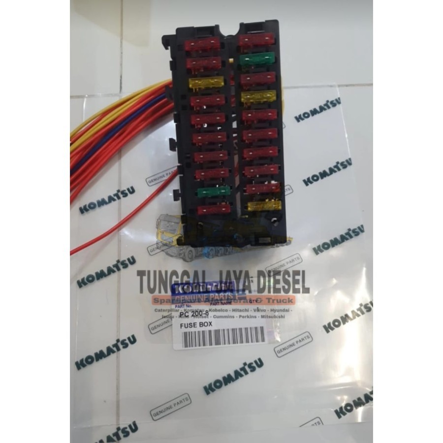Jual Fuse Box Kotak Sekring Komatsu PC200 PC200-7 PC200-8 PC200-8M0 ...