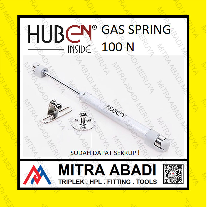 Jual Door Closer Gas Spring HUBEN 100 N Hidrolik Penutup Pintu Otomatis ...