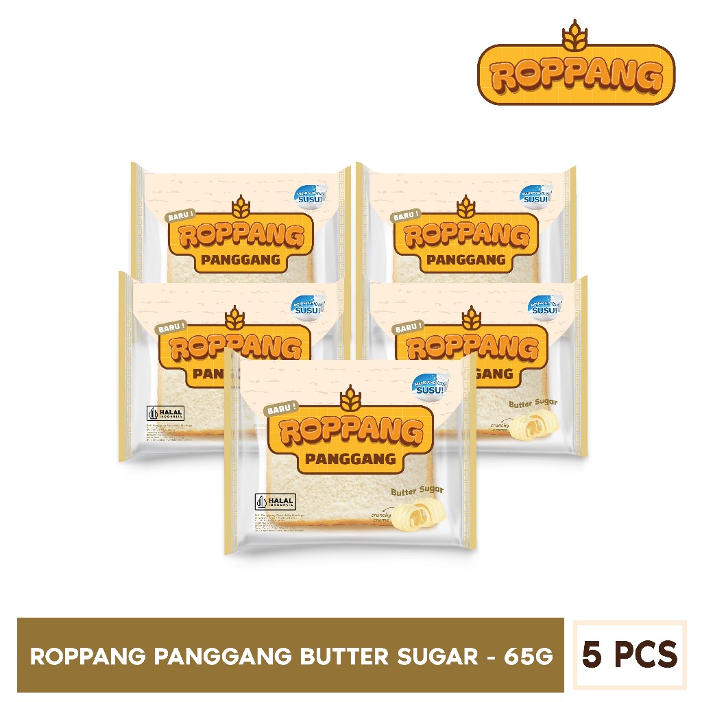 Jual Roppang Panggang Rasa Butter Sugar - [Isi 5 Pcs] | Shopee Indonesia