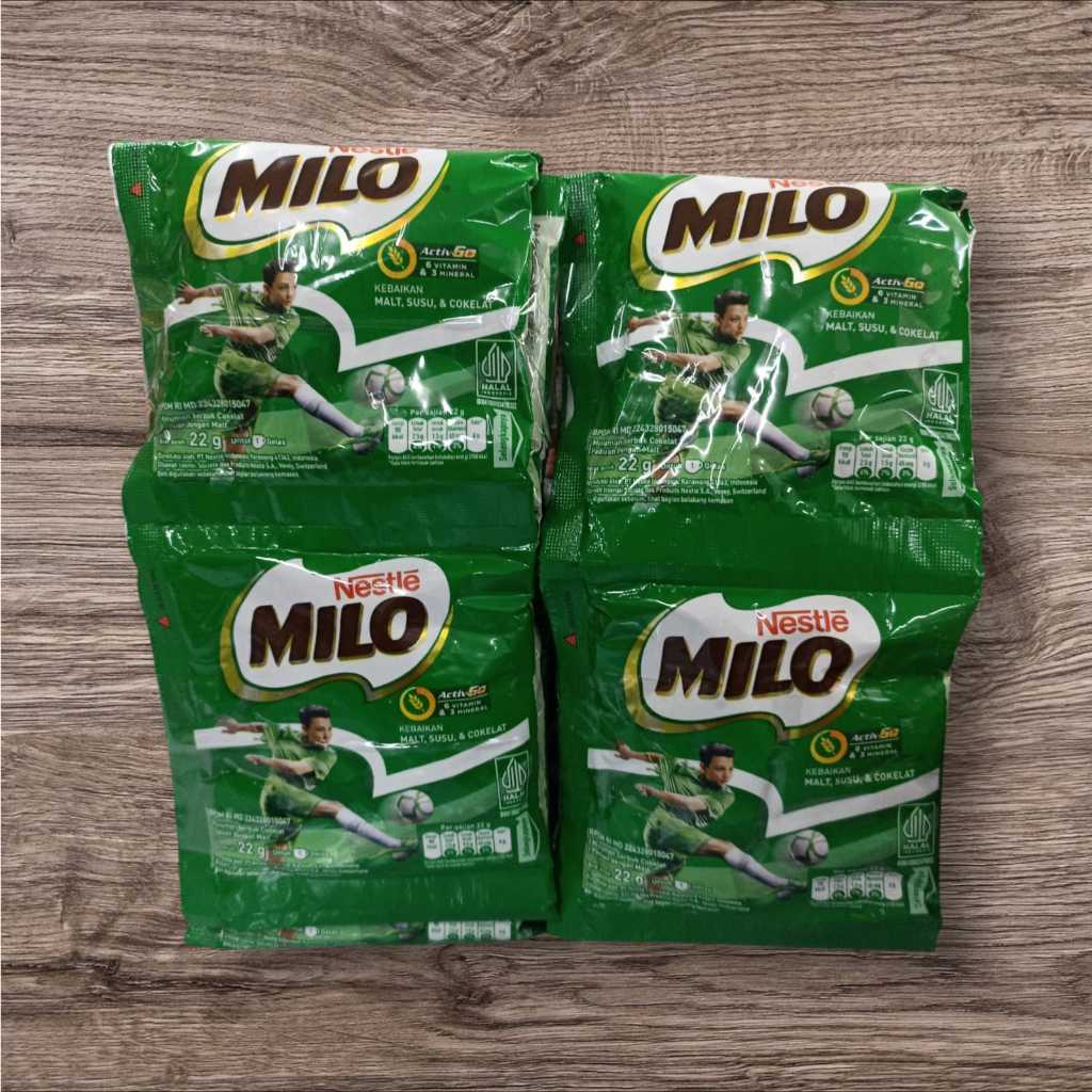 Jual NESTLE Milo Sachet Activ-Go 22g 1 RENCENG (10 SACHET) | Shopee ...