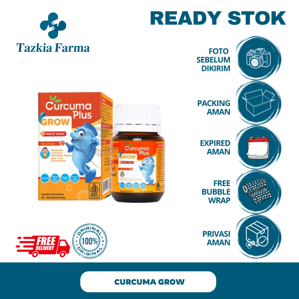 Jual Curcuma Grow Tablet Hisap | Shopee Indonesia