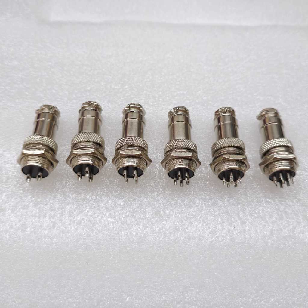Jual Konektor Mic CB 2 3 4 5 6 8 Pin Connector Soket Pin Besi GX16 16mm ...
