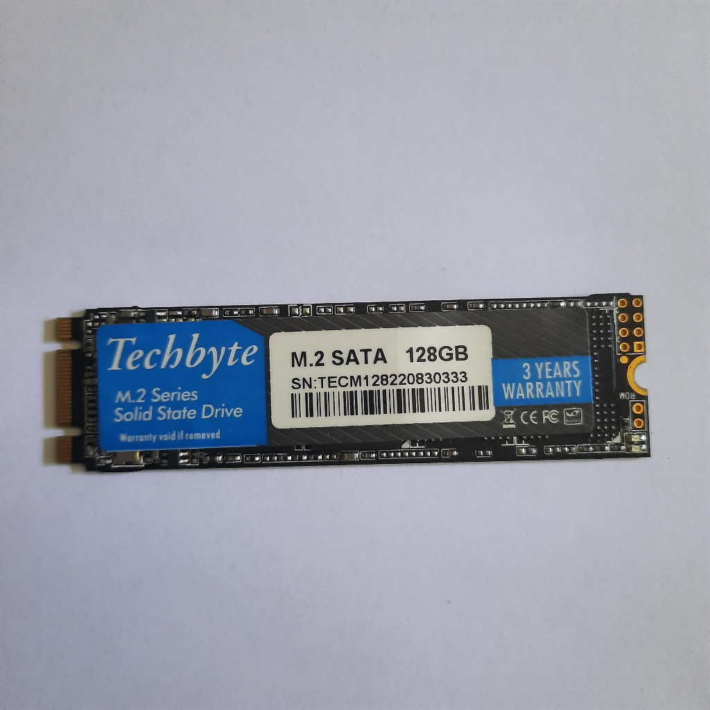 Jual SSD M.2 SATA Techbyte 128GB M2 Second original sentinel 100% ...
