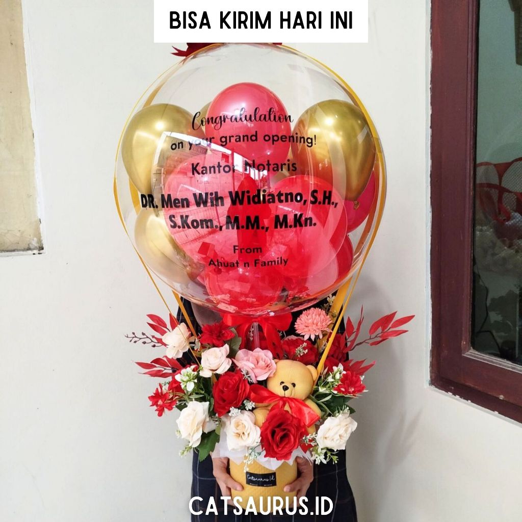 Jual [SIAP KIRIM CEPAT] Buket Balon Bunga Boneka (LARGE/BESAR) Grand ...