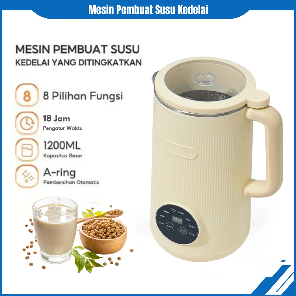 Jual Mesin Pembuat Susu Kedelai Serbaguna Otomatis Milk Machine 800W 1 ...