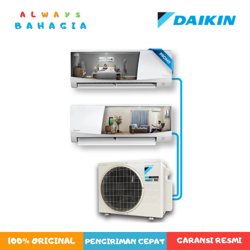 Jual Daikin 2MKC20(11005+15) 2MKC20 Multi S Multi S 2koneksi 2 koneksi | Shopee Indonesia