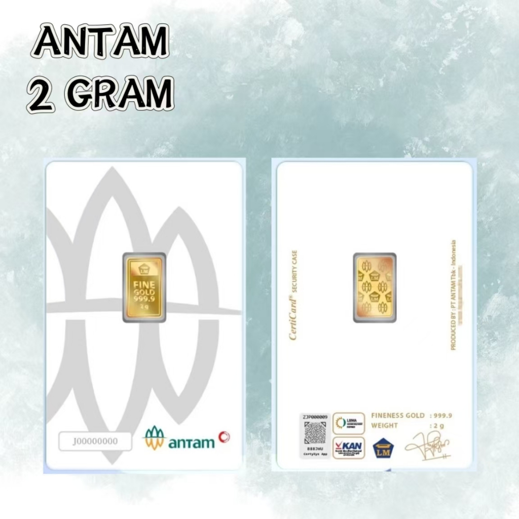 Jual Logam Mulia Micro Gold 2 Gram Antam LM Emas Premium Precious ...