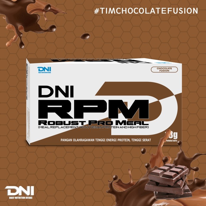 Jual DNI RPM Robust Pro Meal 600 Gram 15 sachets sachet saset Vegan ...
