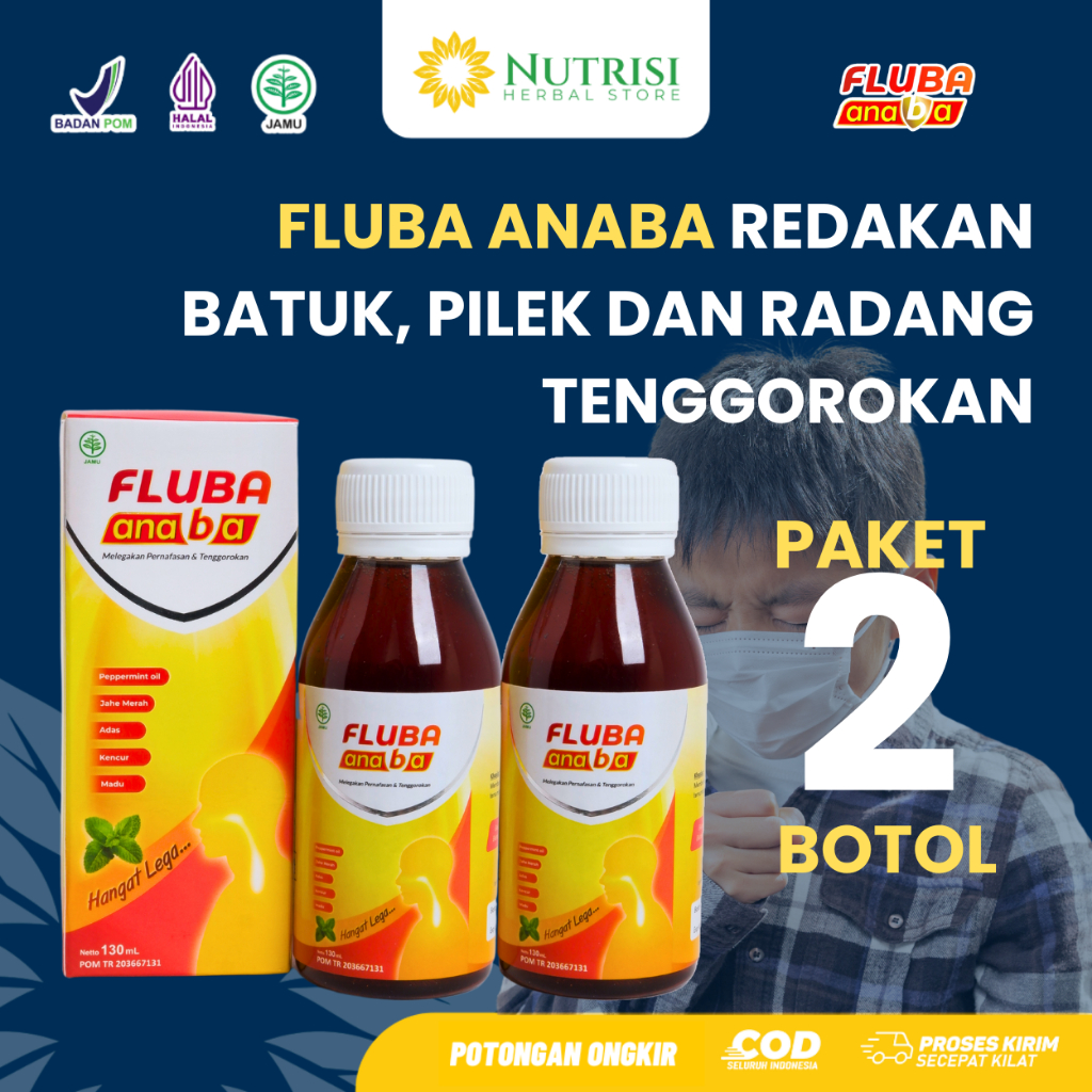 Jual Paket Hemat 2 Botol Fluba Anaba - Atasi Flu, Batuk, Pilek & Radang ...