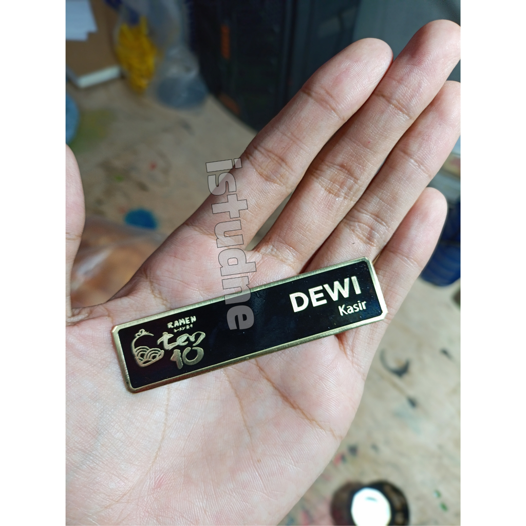 Jual Name tag custom keren, murah, berkualitas | Shopee Indonesia