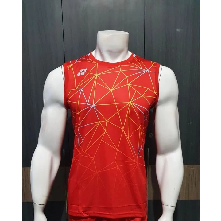 Jual Baju Badminton Yonex Singlet Import Merah | Shopee Indonesia