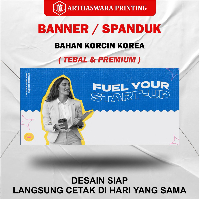 Jual Cetak Spanduk / Banner Korcin Korea (Tebal Premium) | Shopee Indonesia