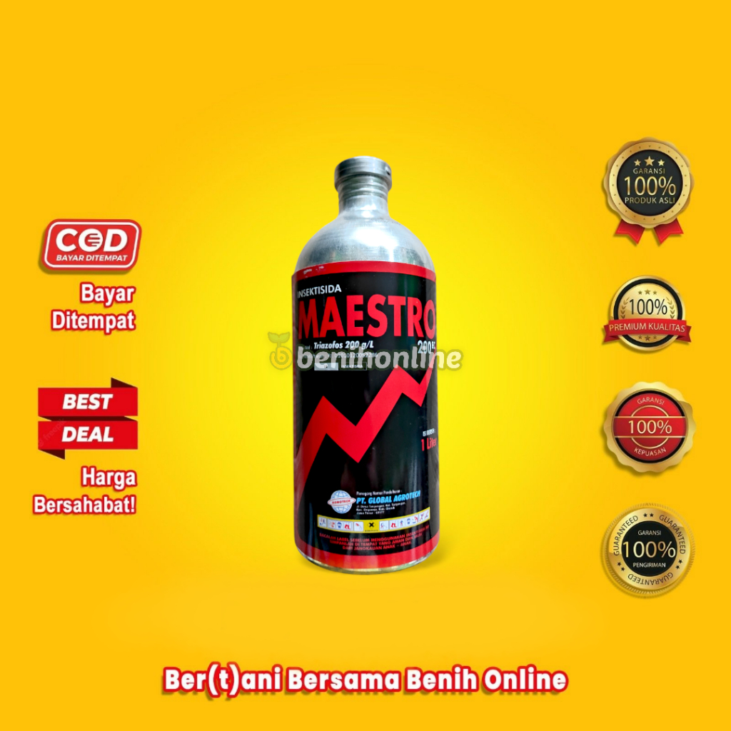 Jual INSEKTISIDA MAESTRO 200 EC 1 LITER triazofos racun ulat grayak ...
