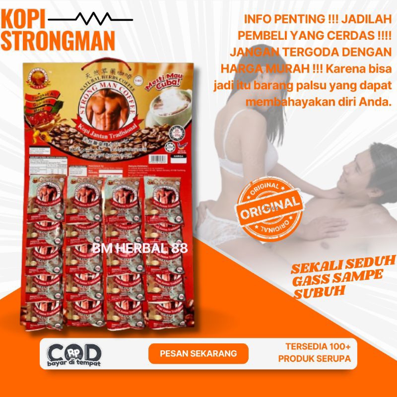 Jual Kopi Tradisional Strongman Original | Shopee Indonesia