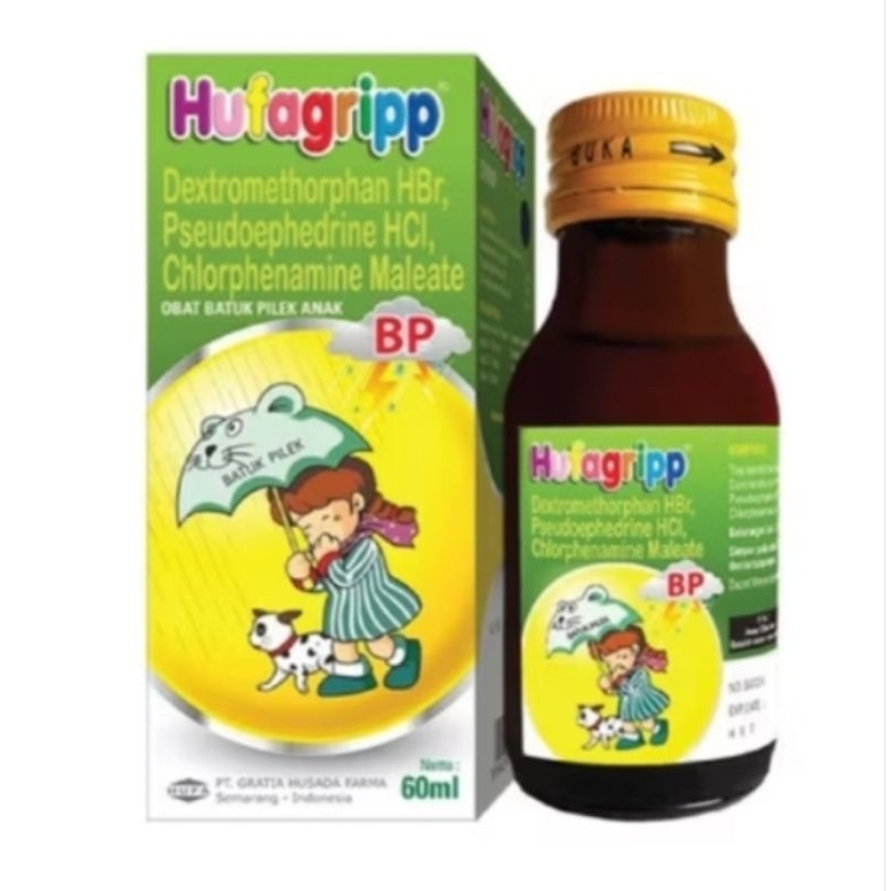 Jual Hufagrip Syr Batuk Pilek @60ml | Shopee Indonesia