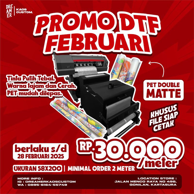 Jual Cetak DTF Premium RGB Optimized ICC | Shopee Indonesia