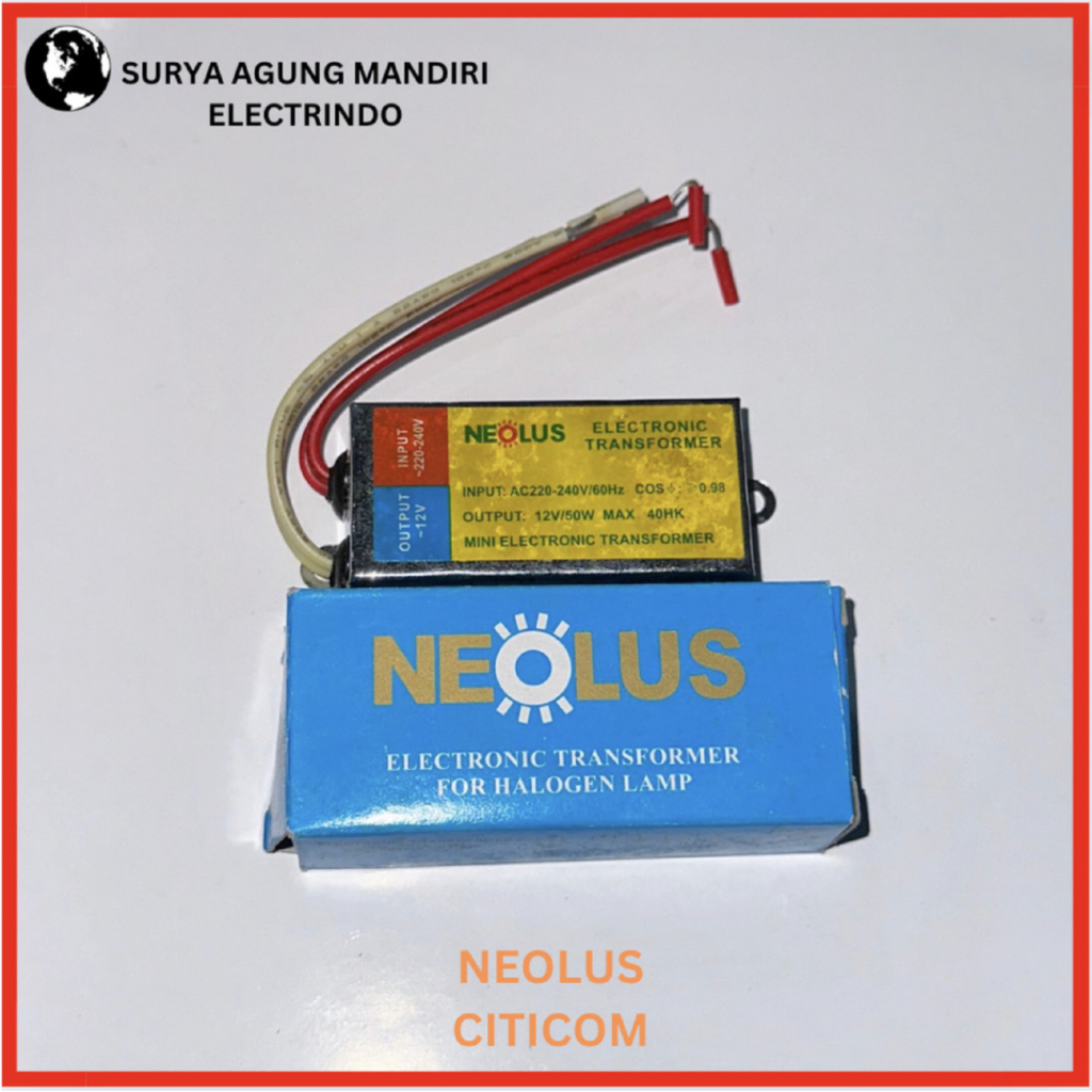 Jual Trafo lampu halogen 50 watt 12 volt (Neolus) | Shopee Indonesia